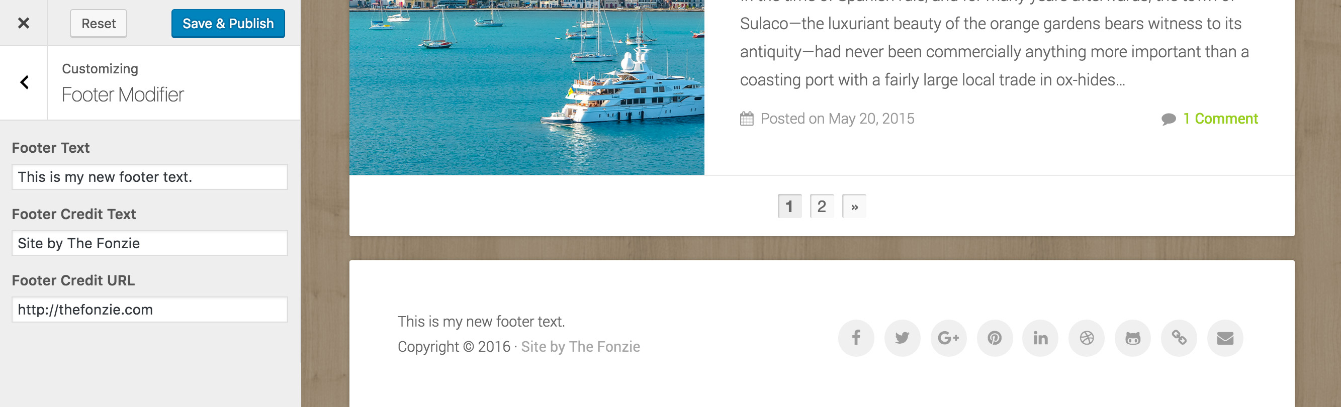 Footer Change Plugin Remove WordPress Theme Footer Credits